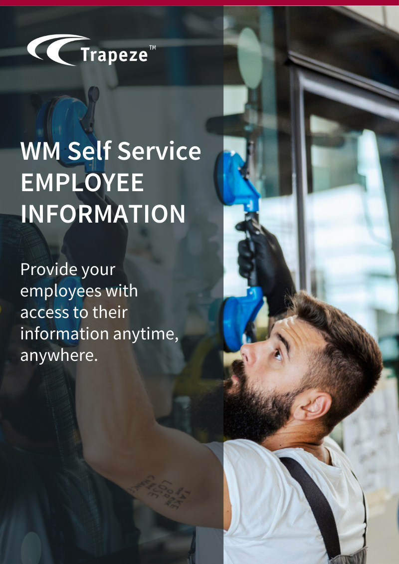 WM Self-Service Employee Information | Trapeze Group Solution Sheet